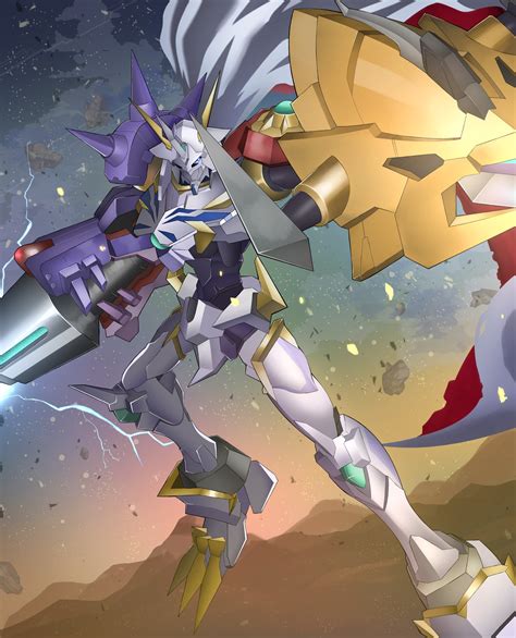 Omegamon X Antibody Digimon Drawn By Tygmac Danbooru