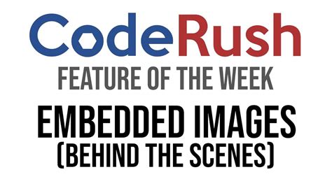 coderush fotw embedded images behind the scenes youtube