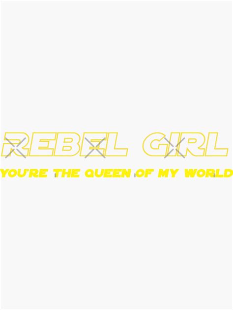 Rebel Girl Sticker For Sale By Tpanthro1 Redbubble
