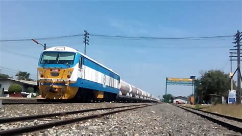 [csr Sda4 Tpipl No 70105] รถสินค้า ขบวนที่ 518 วิ่งผ่าน สถานีชุมทางถนนจิระ 27 ก พ 2559 [full