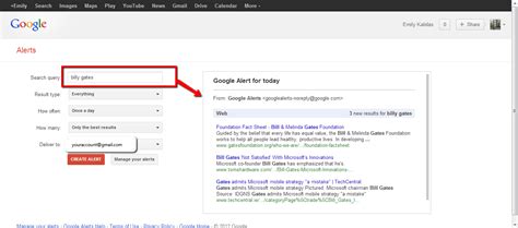 Creating And Managing Google Alerts