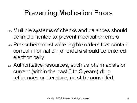 Chapter 5 Medication Errors Preventing And Responding Copyright