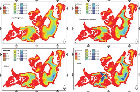 Spatial Interpolation Algorithms As Natural Neighbours A Idw B