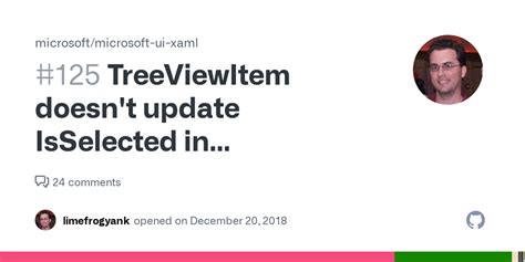 Treeviewitem Doesnt Update Isselected In Selectionmodemultiple When