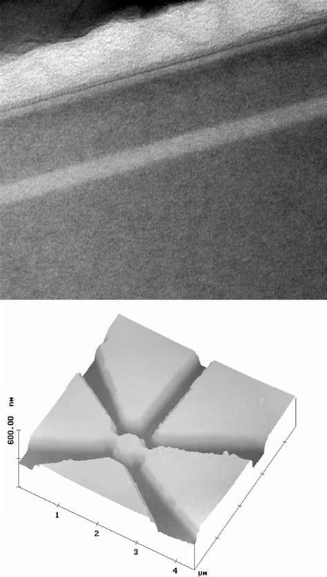 A Cross Sectional Tem Image Of The Modulation Doped Layer Structure
