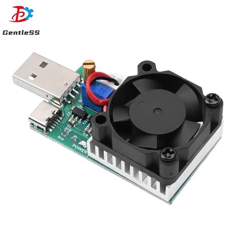 USB Load Tester Electronic Load Test Resistor Module 22 5W USB Type C Interface Adjustable