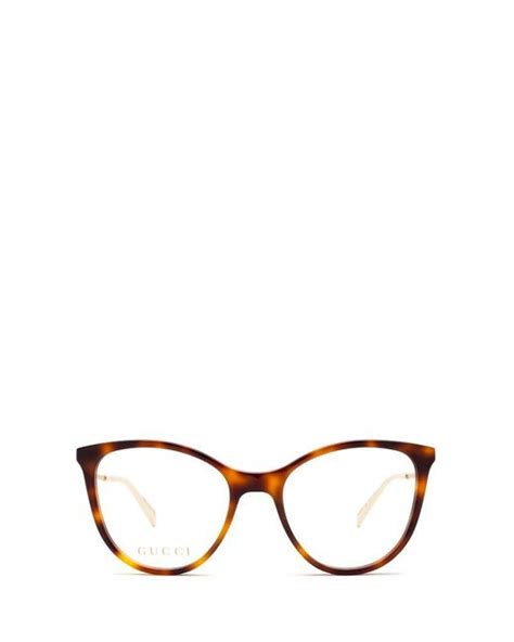 Gucci Gg1007o Havana Female Eyeglasses In Brown Lyst Uk