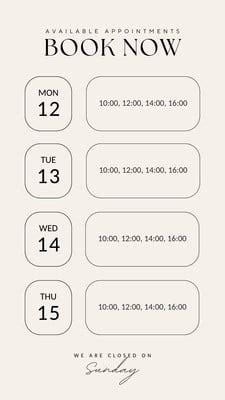 Free And Customizable Appointment Templates