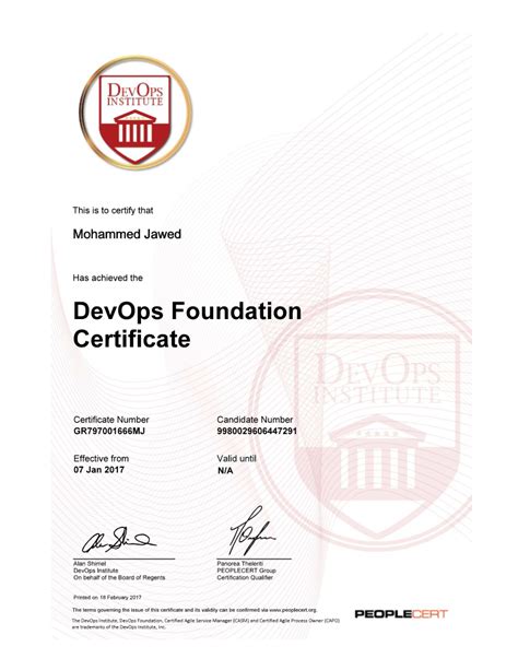 Devops And Software Engineering Professional Certificate Prntbl