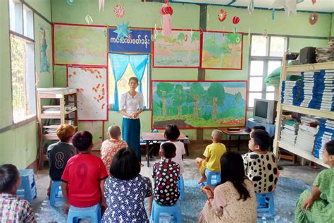 ကရသူရိမြို့၌ နွေရာသီကျောင်းပိတ်ရက် စာဖတ်ရှိန်မြှင့်တင်ရေး အသိပညာပေးဟောပြောခြင်း ဆောင်ရွက