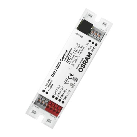 Osram Dalieco Control Installation And Operation Manual Pdf Download