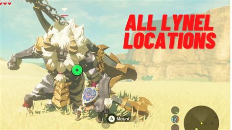 Zelda Breath Of The Wild Lynel Map