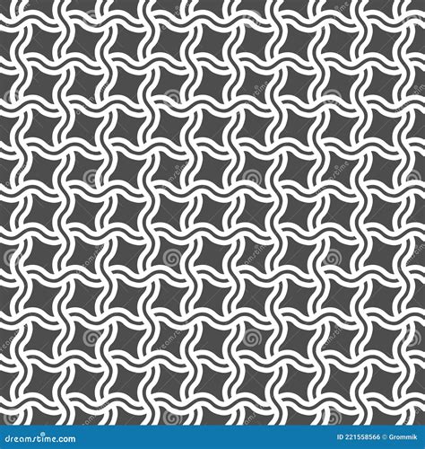 Geometric Color Editable Pattern Of Intersecting Wavy Stripes For Texture Textiles And Simple