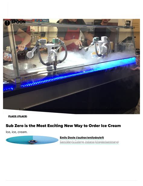 Sub Zero Is The Most Exciting New Way To Order Ice Cream Sub Zero