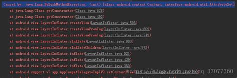 caused by java lang nosuchmethodexception [class ntent context interface androi csdn博客
