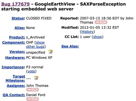 An Example Of Metadata From A Bug Report Download Scientific Diagram