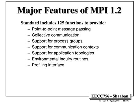 Ppt Message Passing Interface Mpi Powerpoint Presentation Free Download Id4392932