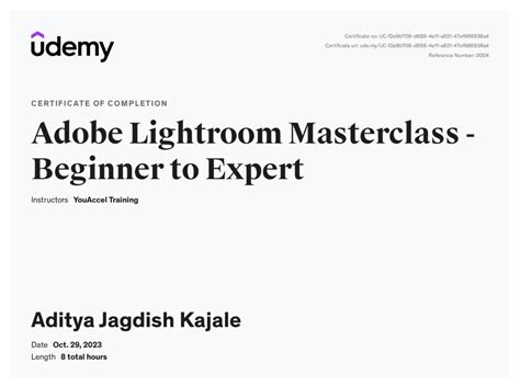 Aditya Jagdish Kajale On Linkedin Udemy Course Completion Certificate