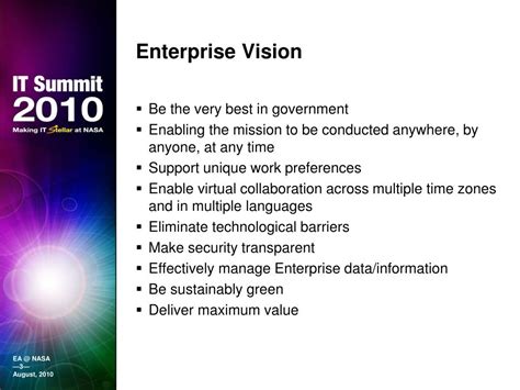 PPT Enterprise Architecture NASA PowerPoint Presentation Free Download ID 3971420