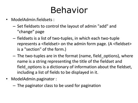 Django Admin Interface Pptx