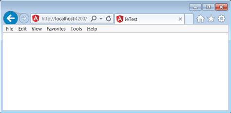 Angular Internet Explorer