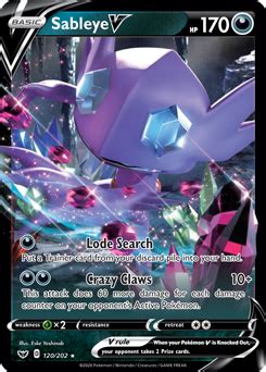 Mega Sableye Pokemon Card