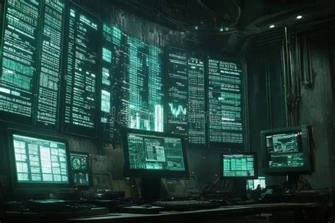 Data Analytics Dashboard Displaying Visualizations In Modern Office Environment During Evening