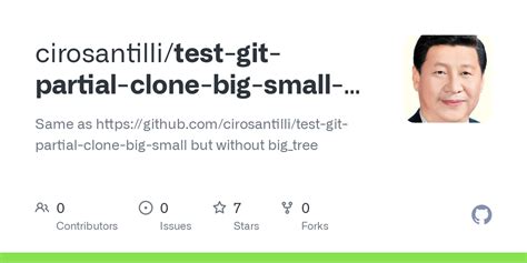 Github Cirosantillitest Git Partial Clone Big Small No Bigtree Same