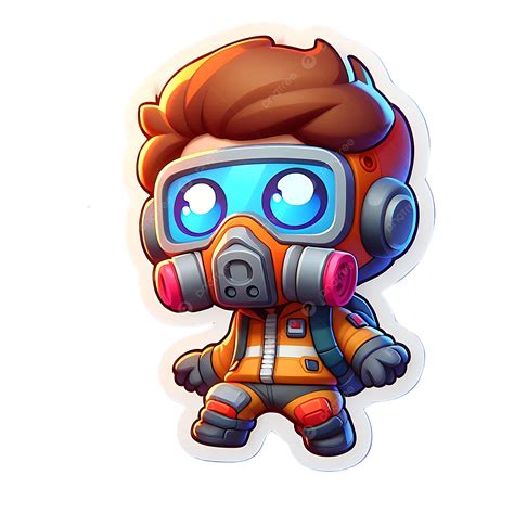 귀여운 괴물 만화 스티커 친숙한 만화 스티커 Png 일러스트 및 이미지 에 대한 무료 다운로드 Pngtree