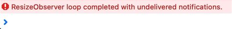 `resizeobserver` Loop Limit Exceeded · Issue 531 · Tanstackvirtual · Github