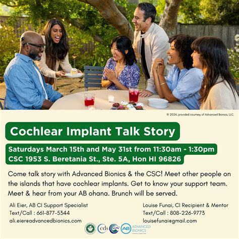 Cochlear Implant Talk Story Comprehensive Service Center