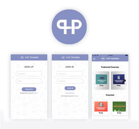 php training hybrid mobile application hire dedicated programmers