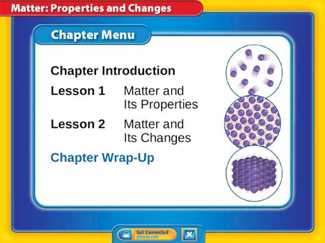 PPT Chapter Menu Chapter Introduction Lesson 1Lesson 1Matter And Its Properties Lesson 2Lesson