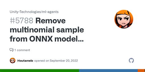 Remove Multinomial Sample From Onnx Model Output · Issue 5788 · Unity
