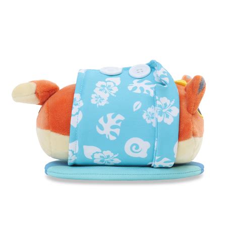 Aloha Blue Hawaiian Shirts Foxiroll 6” Small Outfitz Plush
