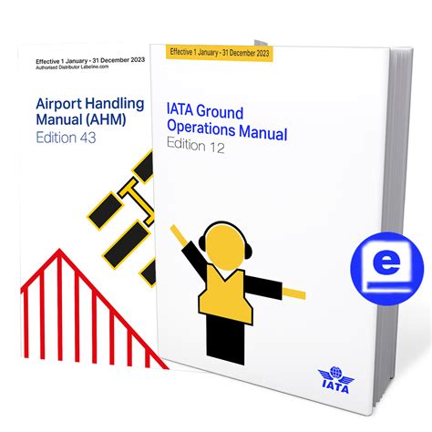 iata airport handling manual 43rd edition 2023 and iata ground operations