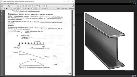 Steel Beam Design Example Part 4 Steel Structures Civil Mdc
