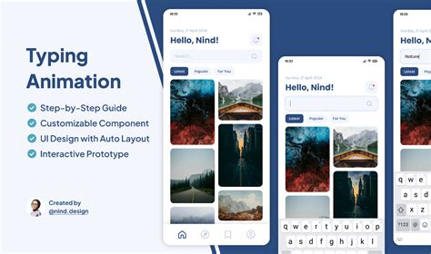 Typing Animation Figma Prototype Figma
