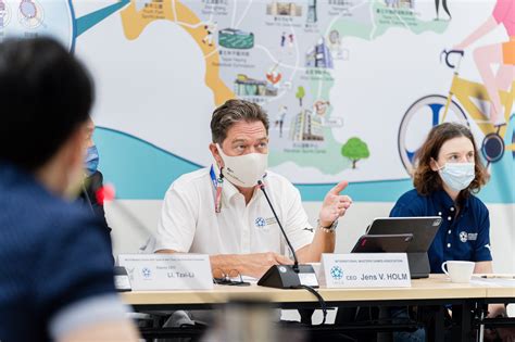 臺北市政府體育局中文官網 新聞稿及採訪通知 國際壯年運動總會執行長來臺訪視，2025雙北世壯運數位場館圖說平臺首次曝光
