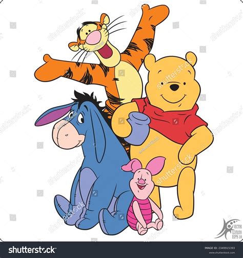 Fondo De Pantalla De Cumpleaños De Winnie The Pooh Y Sus Amigos