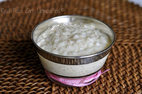 Classic Tapioca Pudding Tapioca Pudding Real Food Recipes Food