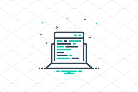 Adaptive Coding Icon Illustrator Graphics ~ Creative Market