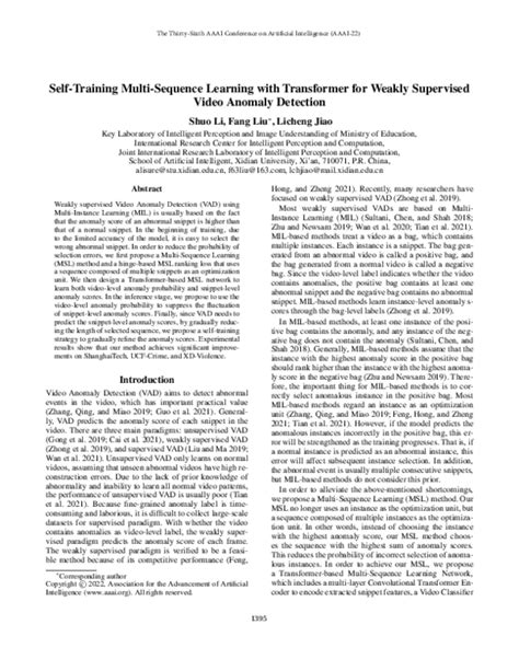 Pdf Self Training Multi Sequence Learning With Transformer For Weakly