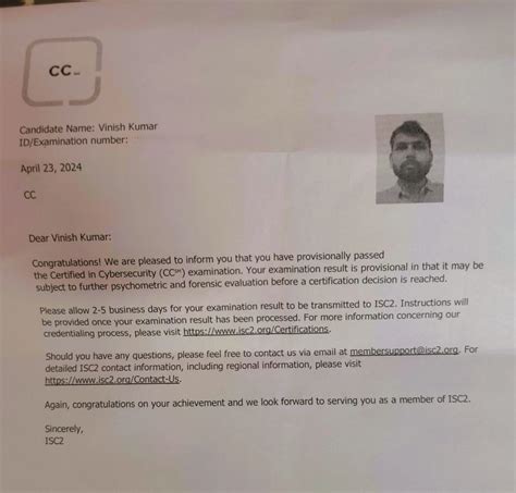 Vinish Kumar On Linkedin Cissp Isc2 Cc Certification Cybersecurity