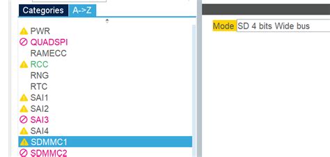 in cubemx perspective of ide after choosing filex stmicroelectronics community