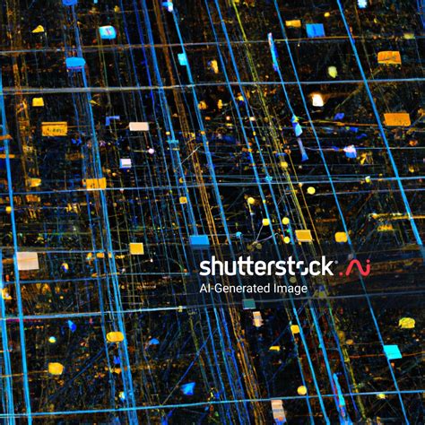 Abstract Representation Software Application Architecture Interconnected Ai Generated Image