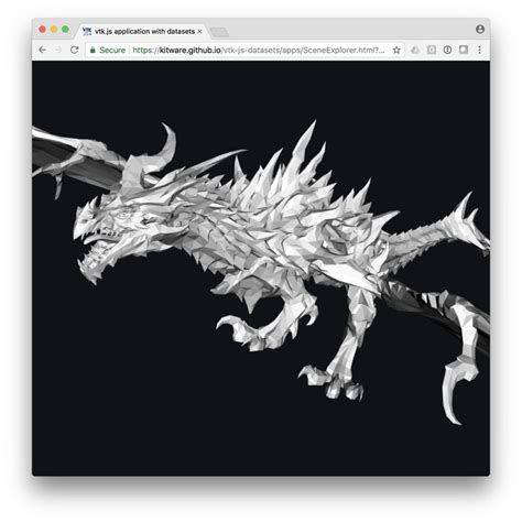 Dragon Vtk Js Application With Datasets