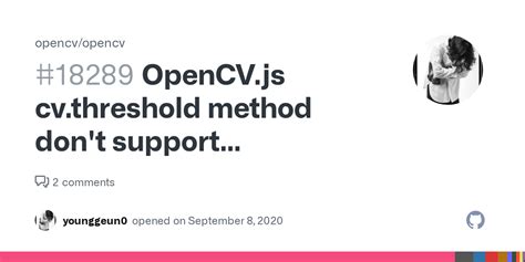 OpenCV Js Cv Threshold Method Don T Support Cv THRESH BINARY INV Thresholding Type Issue