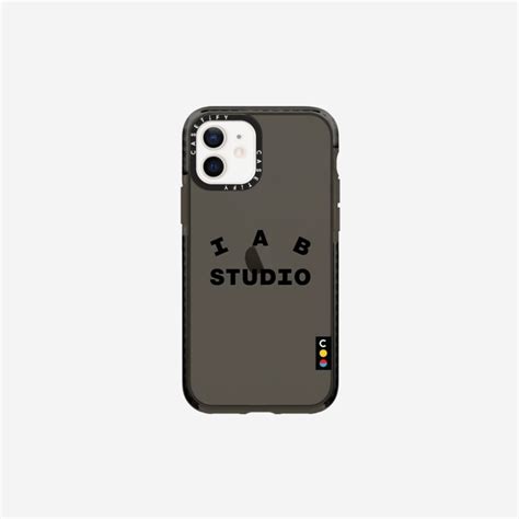 케이스티파이 X 아이앱 스튜디오 아이폰 블랙 로고 임팩트 케이스 블랙 Casetify Kream