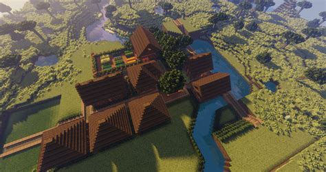 Red Town Redo Of A Village Minecraft Map